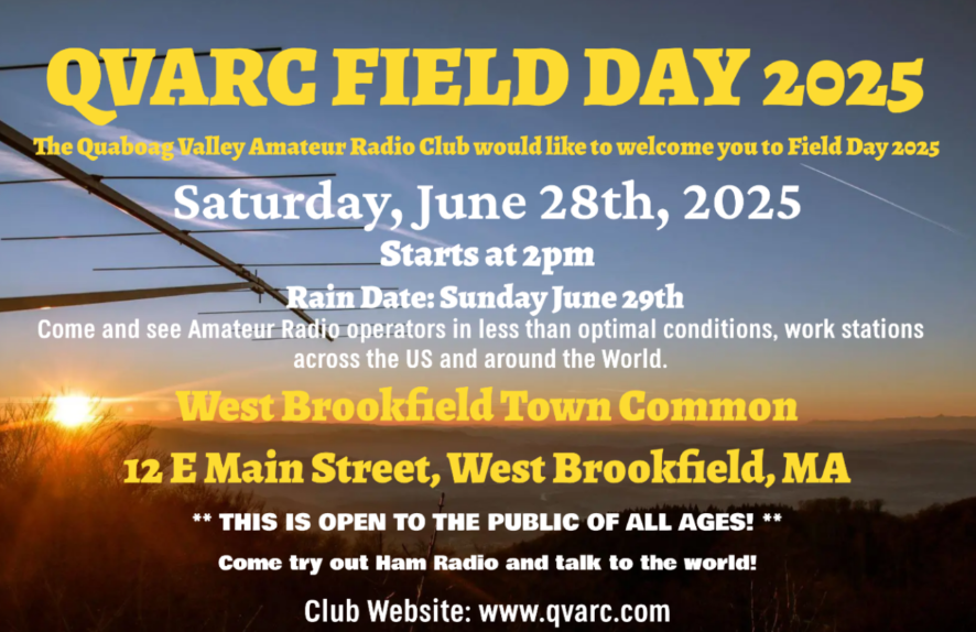 Club Activities – The Quaboag Valley Amateur Radio Club (QVARC)